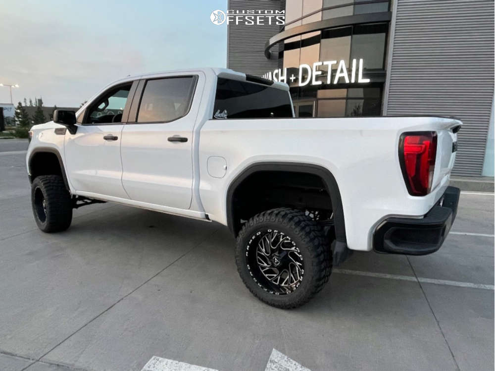 2022 GMC Sierra 1500 with 20x10 -24 Armed Offroad Carnage and 33/12 ...