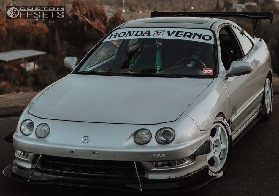 1999 Acura Integra with 15x7 35 Enkei Rp02 and 215/50R15 Achilles Atr ...