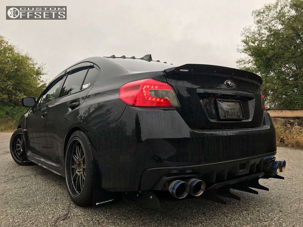 2017 Subaru WRX with 18x9 35 XXR 527d and 255/35R18 Barum and Lowering ...