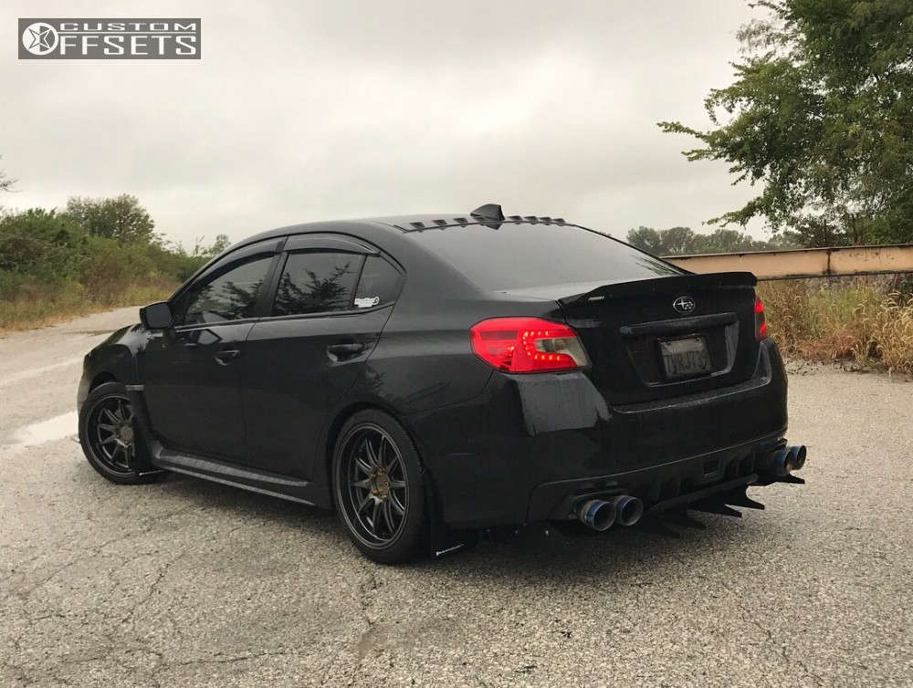 2017 Subaru WRX with 18x9 35 XXR 527d and 255/35R18 Barum and Lowering ...