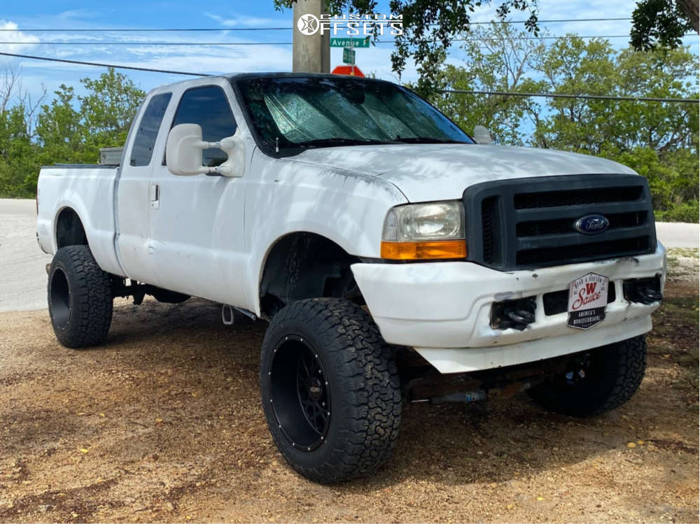 2001 Ford F-250 Super Duty with 20x12 -51 Vision Rocker and 35/12.5R20 ...