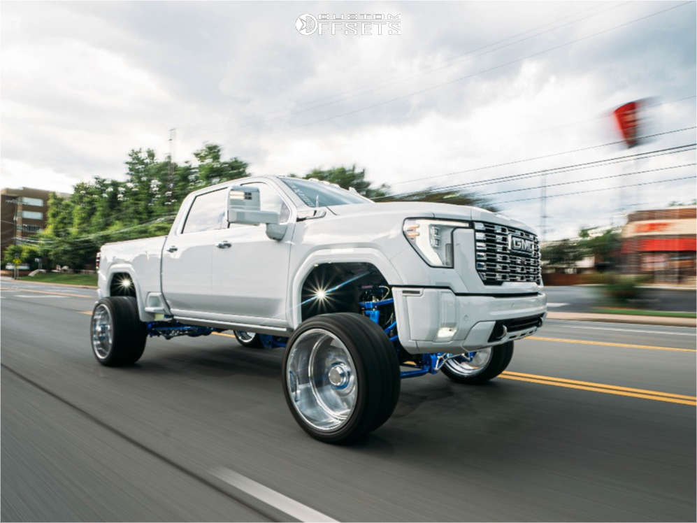 2024 GMC Sierra 2500 HD with 26x14 -76 Custom Custom and 36/14.5R26 ...