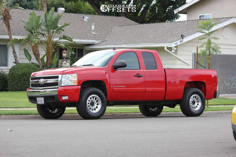 2008 Chevrolet Silverado 1500 with 17x8.5 0 Method Mr315 and 285/70R17 ...