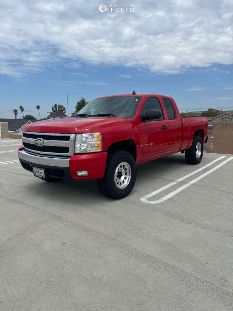 2008 Chevrolet Silverado 1500 with 17x8.5 0 Method Mr315 and 285/70R17 ...