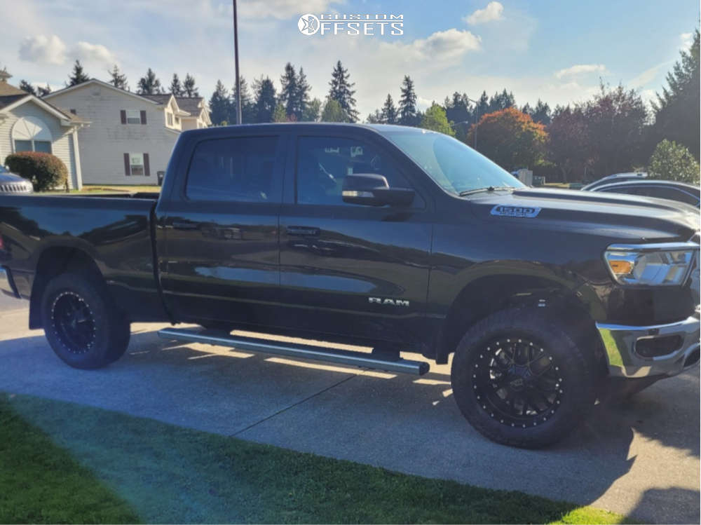 2022 Ram 1500 with 20x9 0 Moto Metal Mo986 and 295/60R20 Hankook ...