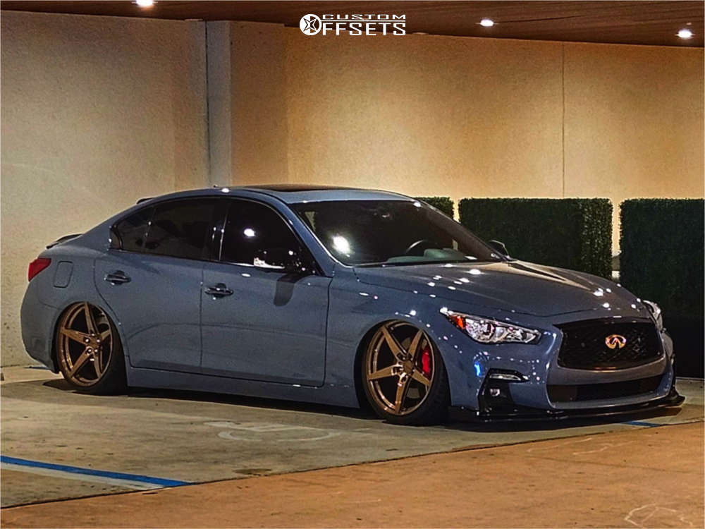 2021 INFINITI Q50 with 20x9.5 32 Velgen Classic5 V2 and 255/35R20 ...
