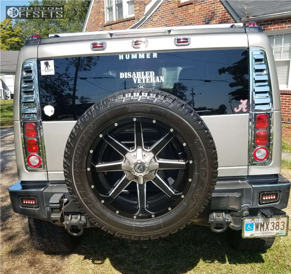 2007 HUMMER H2 with 22x10 -24 Fuel Maverick and 325/50R22 Toyo Tires ...