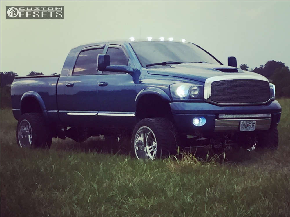 2006 Dodge Ram 2500 with 22x14 -73 American Force Vector Fp and 325 ...