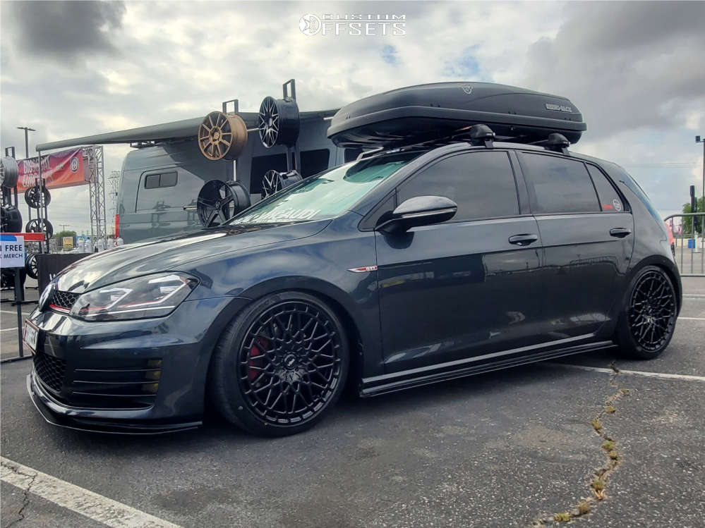2016 Volkswagen GTI with 18x8 45 Voxx Enzo and 225/40R18 Hankook Ventus ...