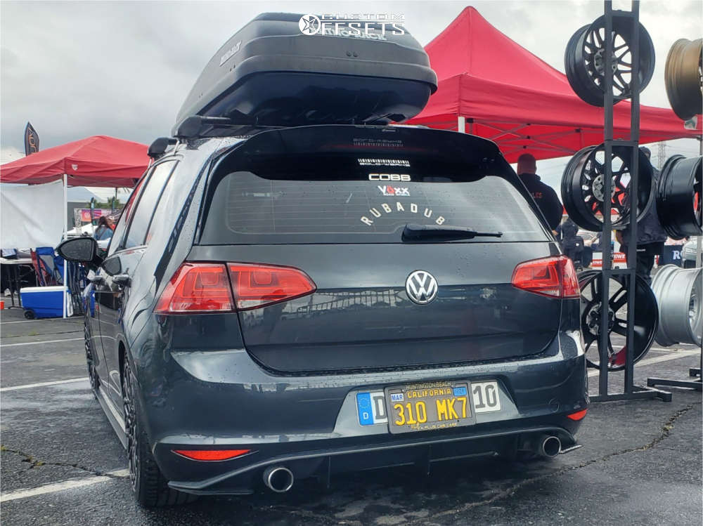 2016 Volkswagen GTI with 18x8 45 Voxx Enzo and 225/40R18 Hankook Ventus ...