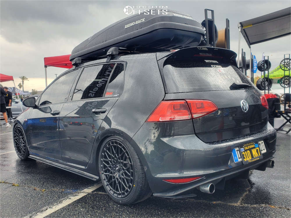 2016 Volkswagen GTI with 18x8 45 Voxx Enzo and 225/40R18 Hankook Ventus ...