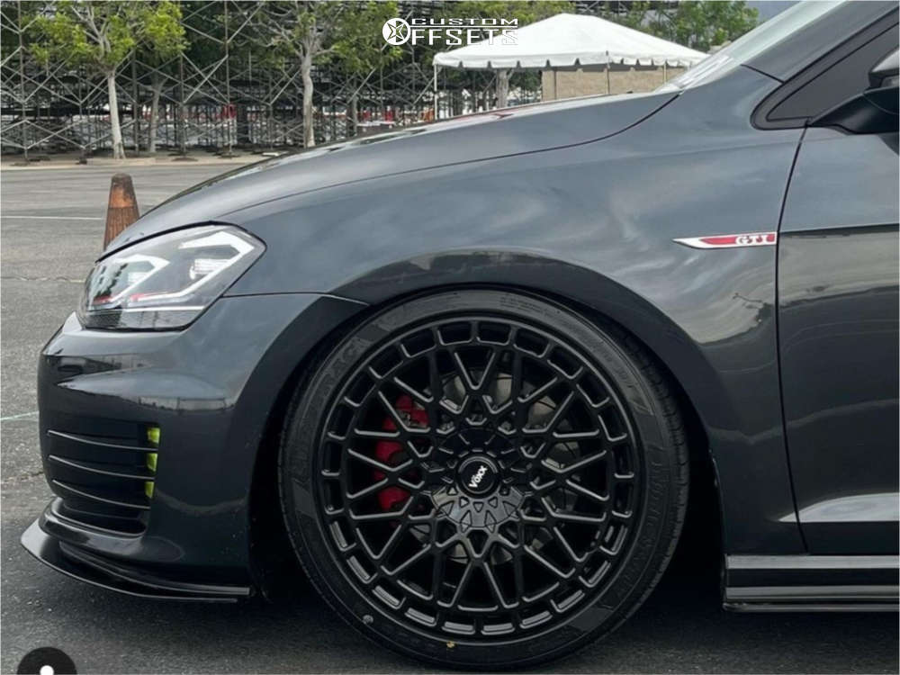 2016 Volkswagen GTI with 18x8 45 Voxx Enzo and 225/40R18 Hankook Ventus ...