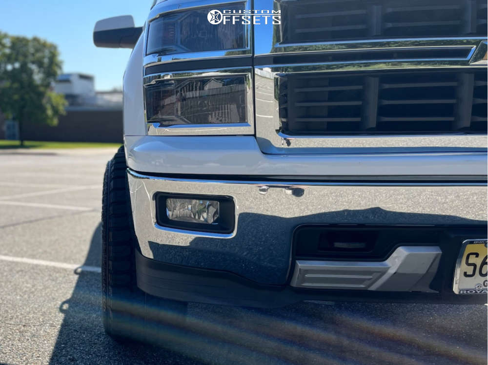 2015 Chevrolet Silverado 1500 with 20x12 -51 Vision Brawl and 33/12 ...
