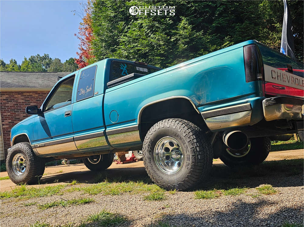 1997 Chevrolet C1500 with 15x10 -38 Alloy Ion Style 171 and 33/12.5R15 ...