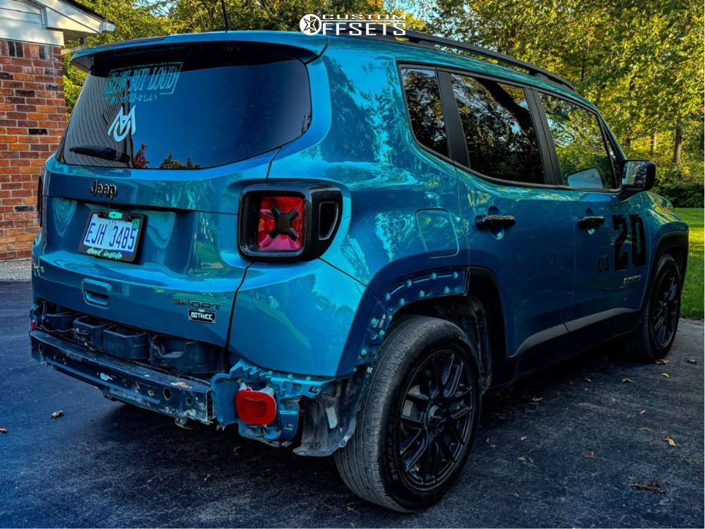 2020 Jeep Renegade with 17x7.5 40 Vision Cross and 215/60R17 Pirelli ...
