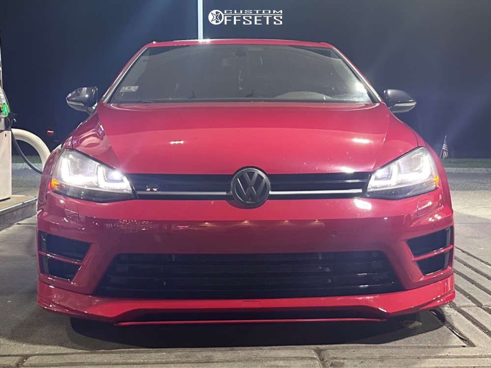 2015 Volkswagen Golf R with 17x8 42 Enkei TS10 and 245/45R17 ...