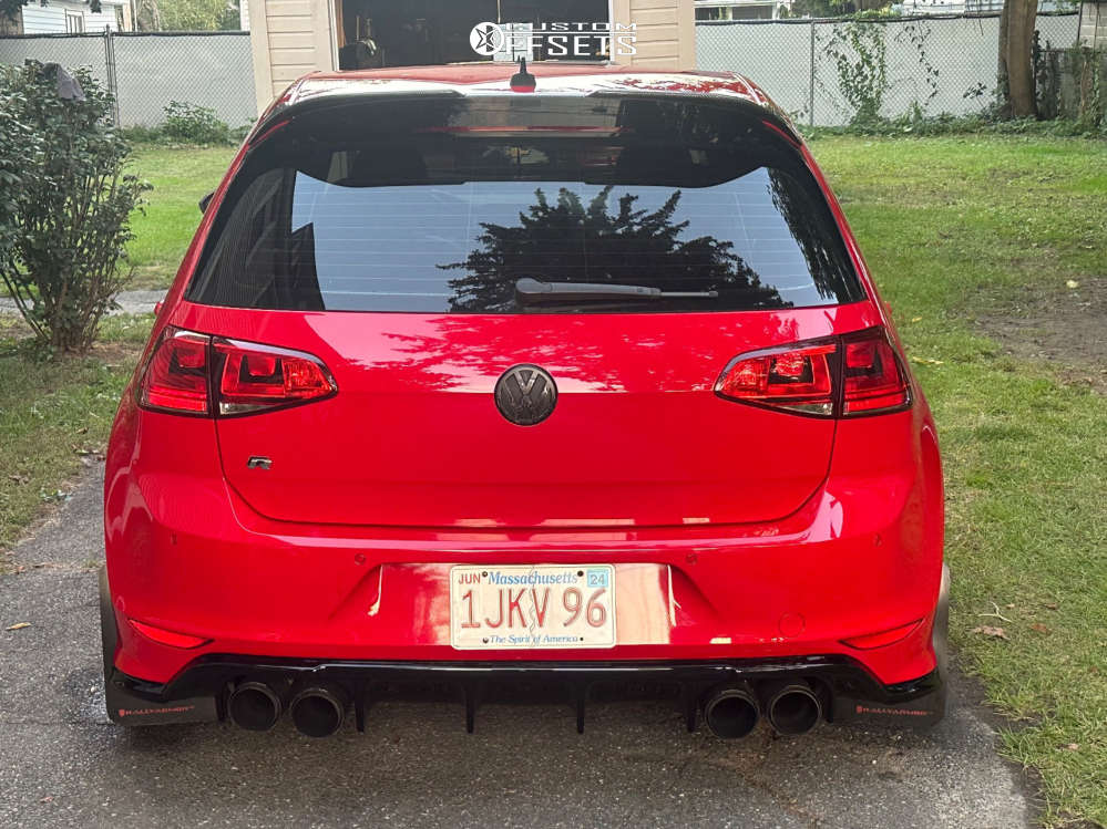 2015 Volkswagen Golf R with 17x8 42 Enkei TS10 and 245/45R17 ...