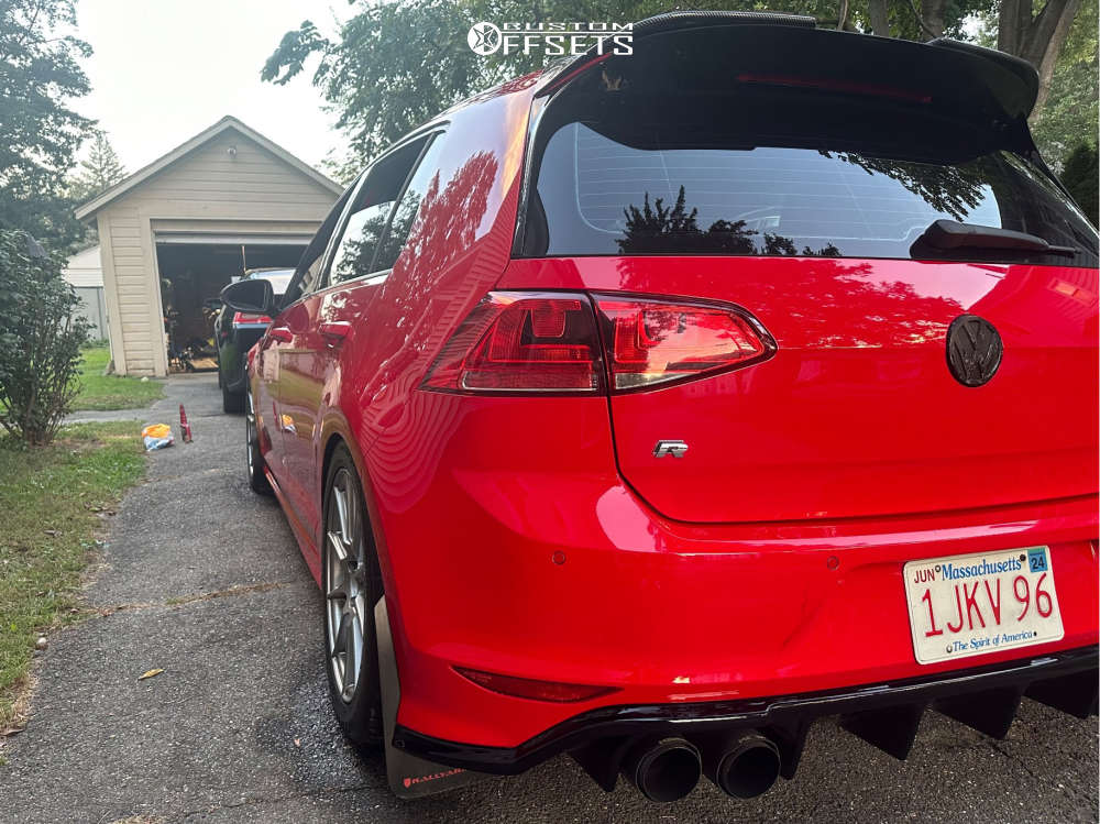 2015 Volkswagen Golf R with 17x8 42 Enkei TS10 and 245/45R17 ...