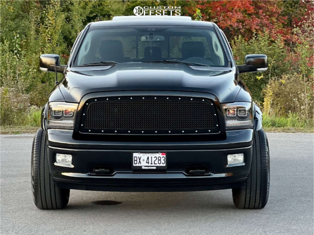 2010 Dodge Ram 1500 with 22x12 -44 XF Offroad Xfx-304 and 285/45R22 Pirelli Scorpion Verde All ...