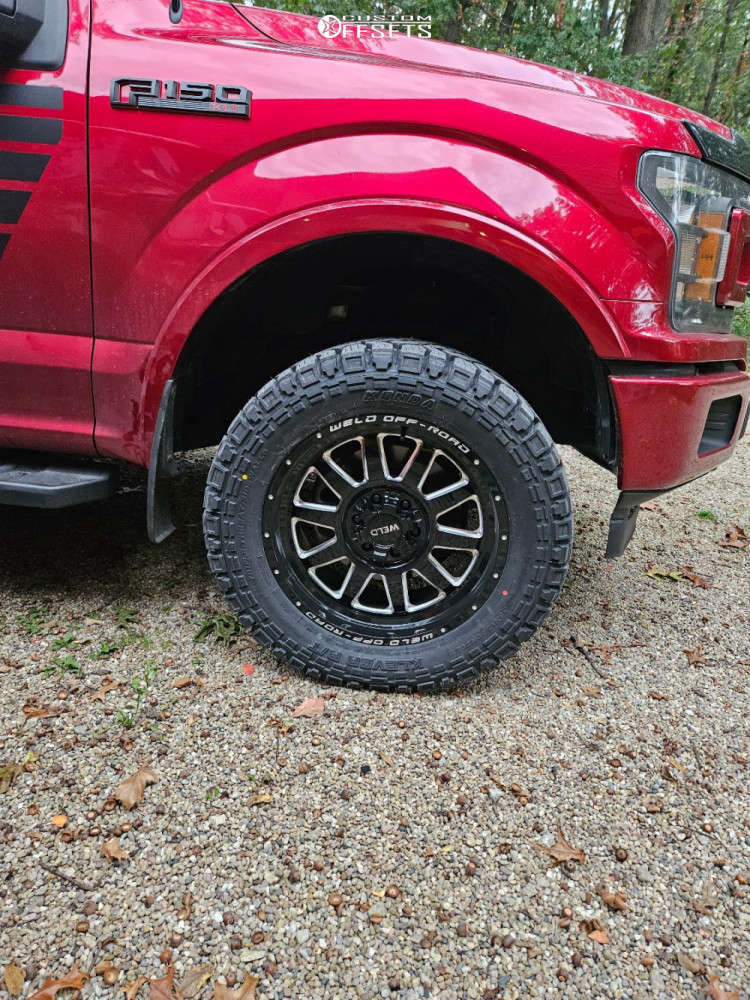2018 Ford F-150 with 20x9 0 Weld Off-Road Stealth and 33/12.5R20 Kenda ...
