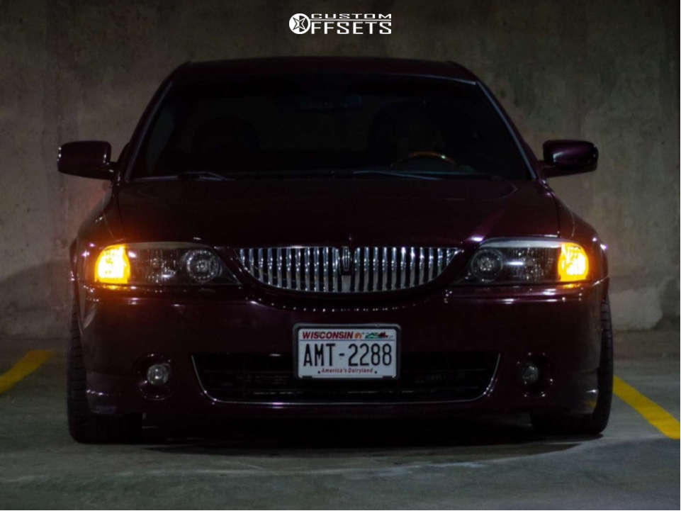 2006 Lincoln LS with 18x8.5 35 Aodhan Ah09 and 235/40R18 Michelin Pilot ...