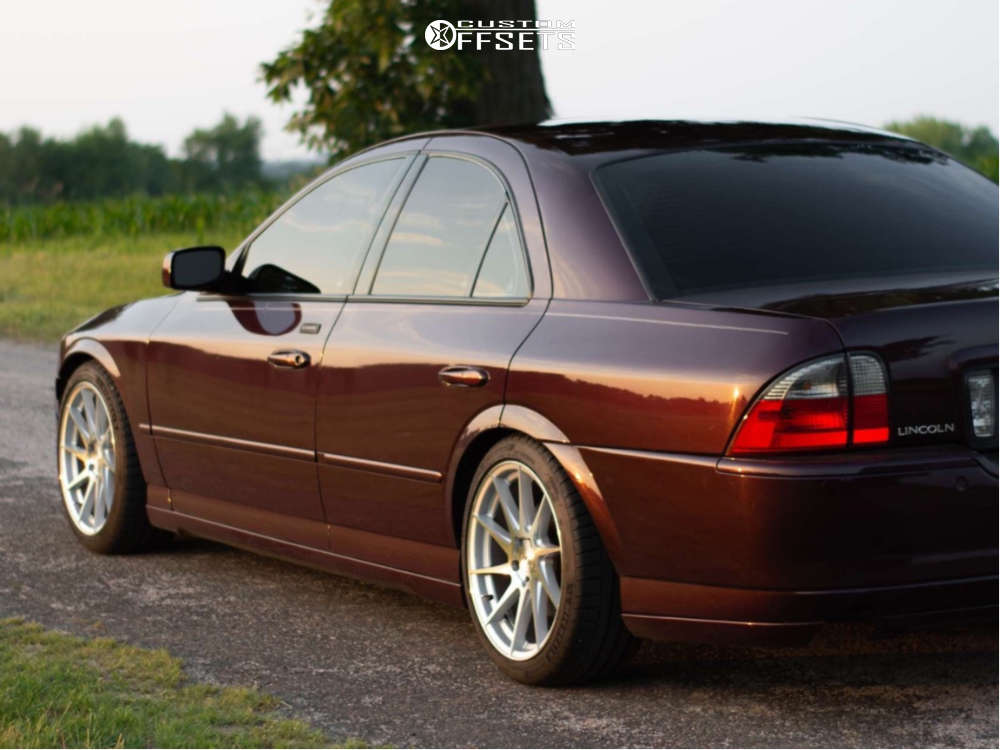 2006 Lincoln LS with 18x8.5 35 Aodhan Ah09 and 235/40R18 Michelin Pilot ...