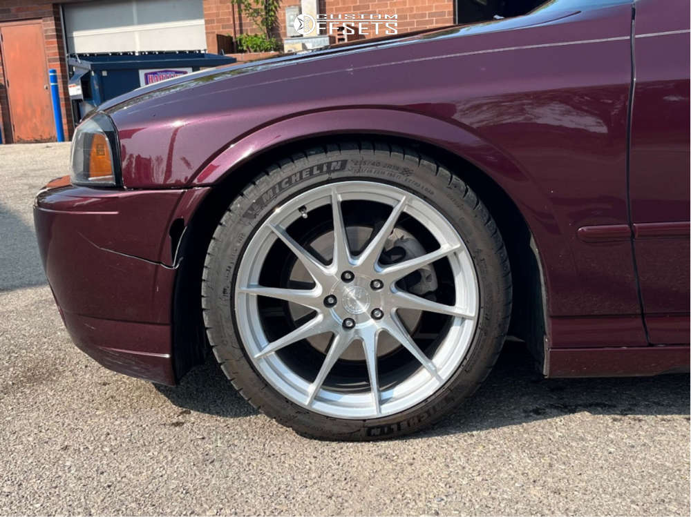 2006 Lincoln LS with 18x8.5 35 Aodhan Ah09 and 235/40R18 Michelin Pilot ...