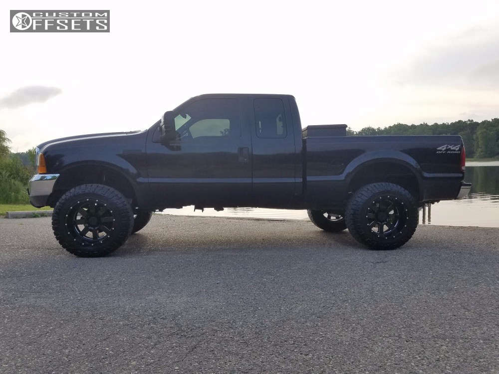 2000 Ford F-350 Super Duty with 20x12 -44 Moto Metal Mo962 and 35/12 ...