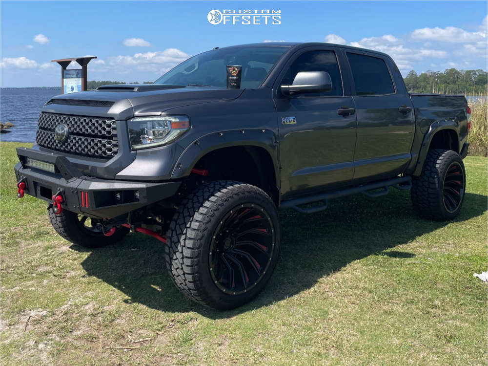 2018 Toyota Tundra with 24x14 -76 XF Offroad Xf-224 and 37/13.5R24 ...