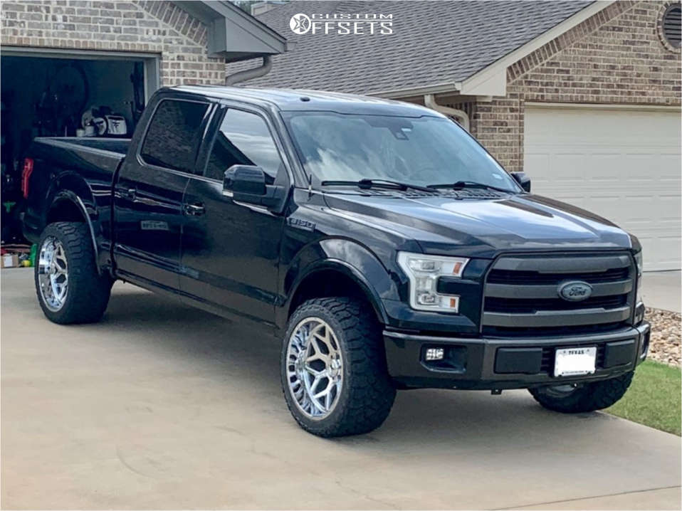 2015 Ford F-150 with 22x12 -51 Xtreme Force Xf12 and 33/12.5R22 Kenda ...