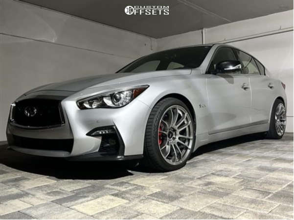 2020 INFINITI Q50 with 19x9.5 22 AVID1 Av20 and 255/35R19 Continental ...