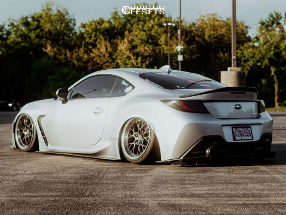 2022 Subaru BRZ with 18x9.5 35 ESR Cs11 and 225/35R18 Atlas Force Uhp ...