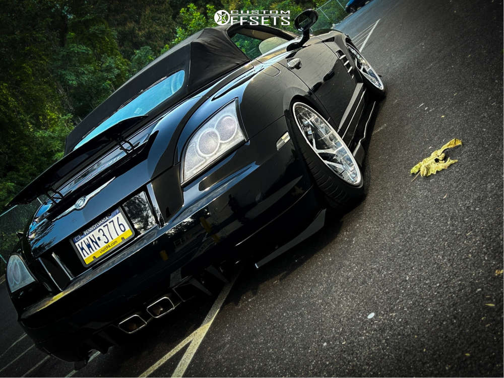 2005 Chrysler Crossfire with 19x8.5 10 GMR Paladin and 215/35R19 Cooper ...