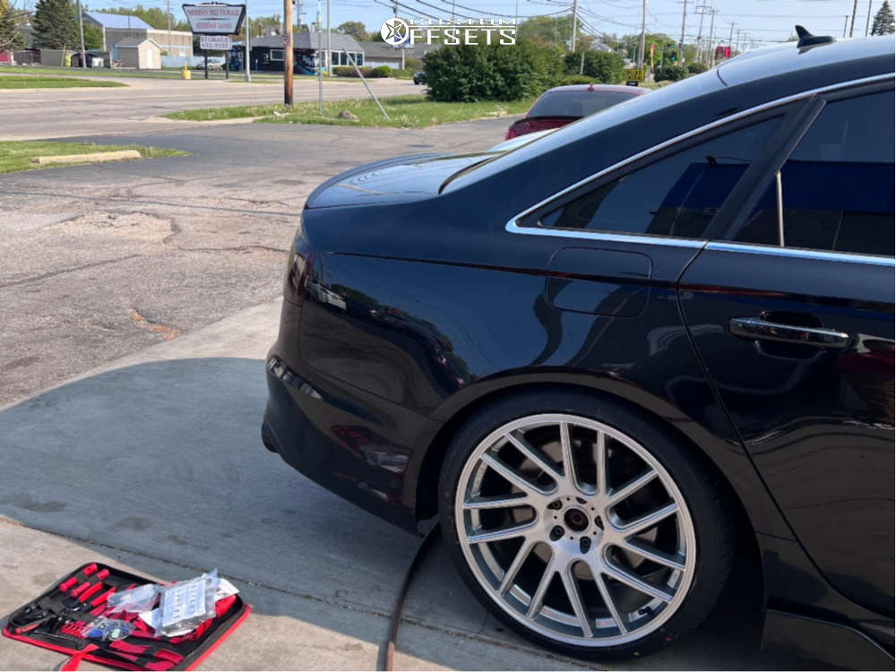 2013 Audi S6 with 20x10 40 Anovia Elder and 255/35R20 Sailun Artezzo ...