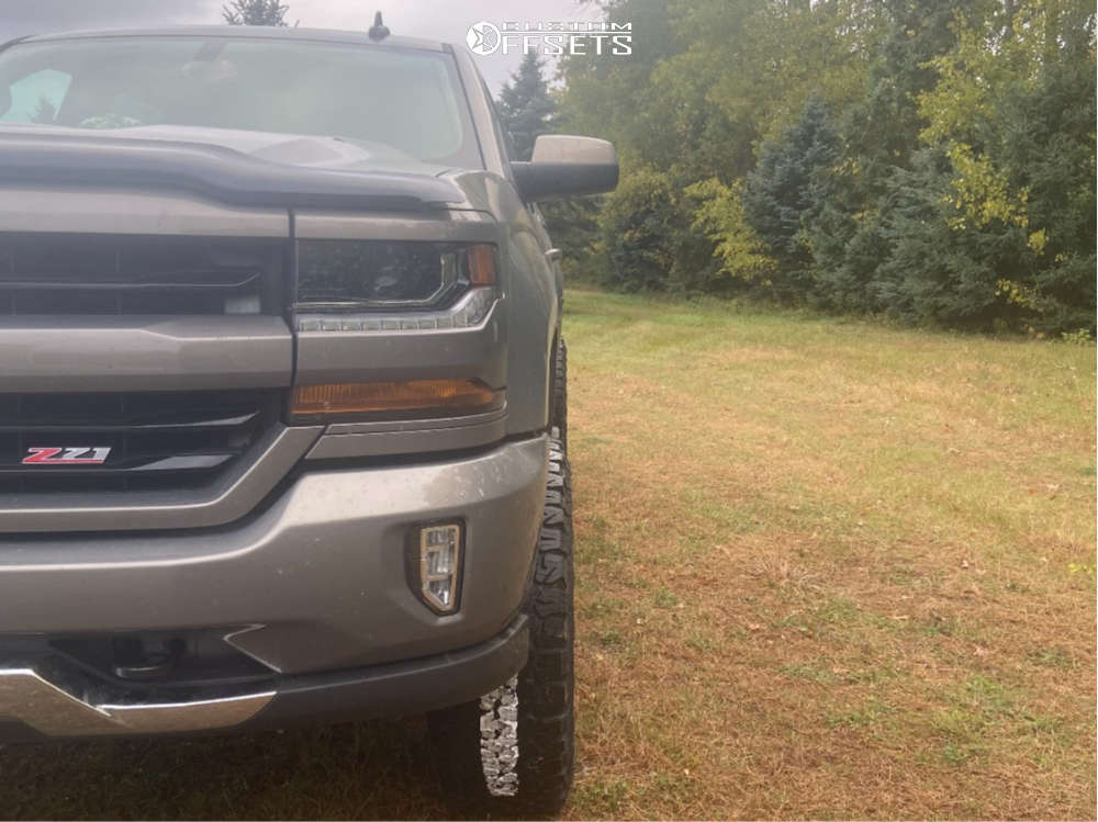 2017 Chevrolet Silverado 1500 with 18x9 -12 Vision Rocker and 35/12 ...