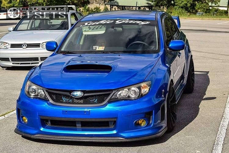 2012 Subaru WRX with 18x9.75 20 XXR 527 and 245/35R18 Nitto Neo Gen and ...