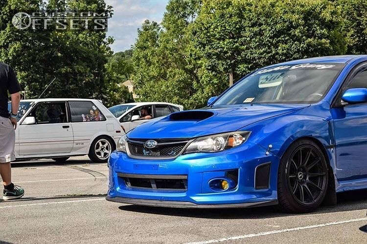 2012 Subaru WRX with 18x9.75 20 XXR 527 and 245/35R18 Nitto Neo Gen and ...