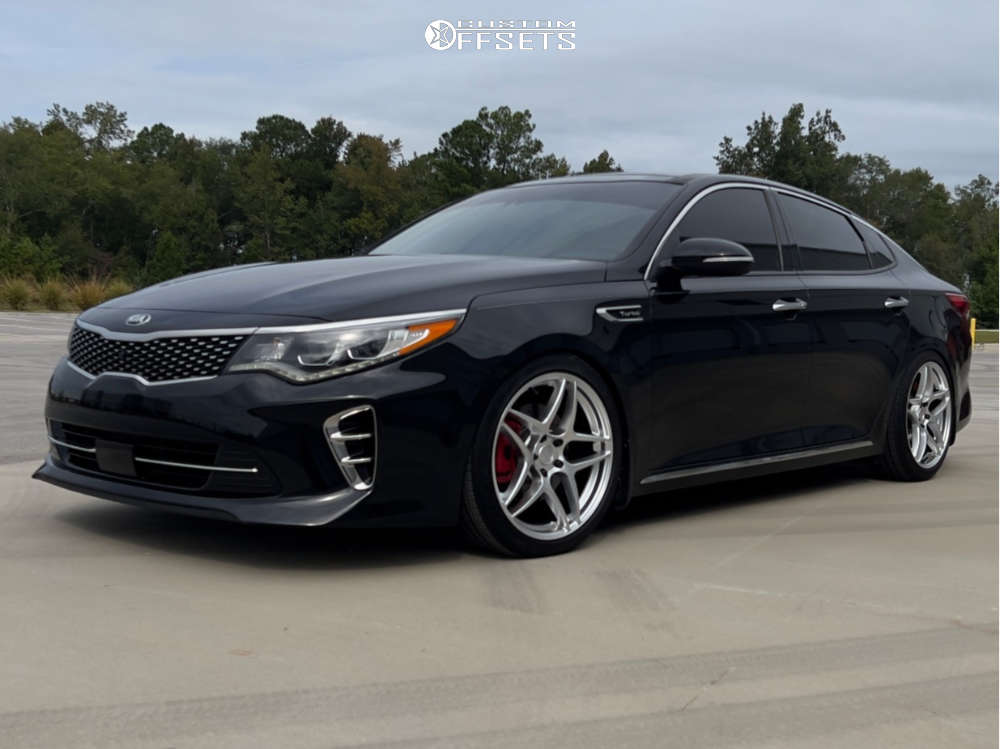 2017 Kia Optima with 19x8.5 35 Kansei Astro and 235/40R19 Goodyear ...