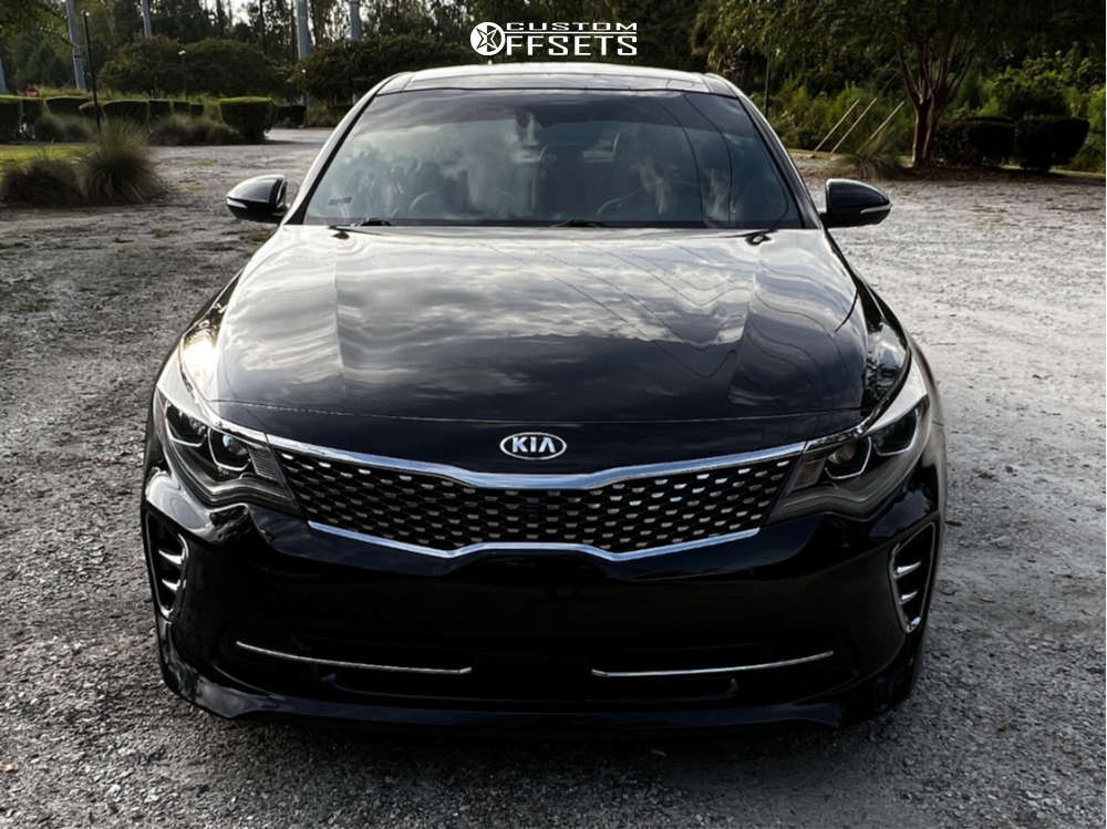 2017 Kia Optima with 19x8.5 35 Kansei Astro and 235/40R19 Goodyear ...