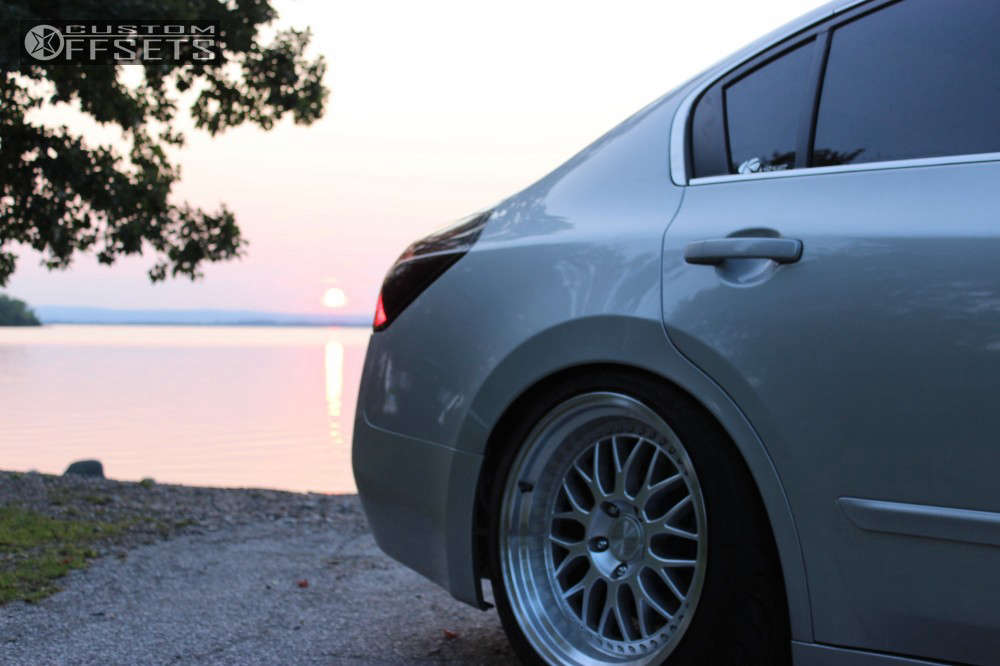 2012 Nissan Altima with 18x9.5 22 ESR Sr01 and 225/45R18 Federal SS595 ...