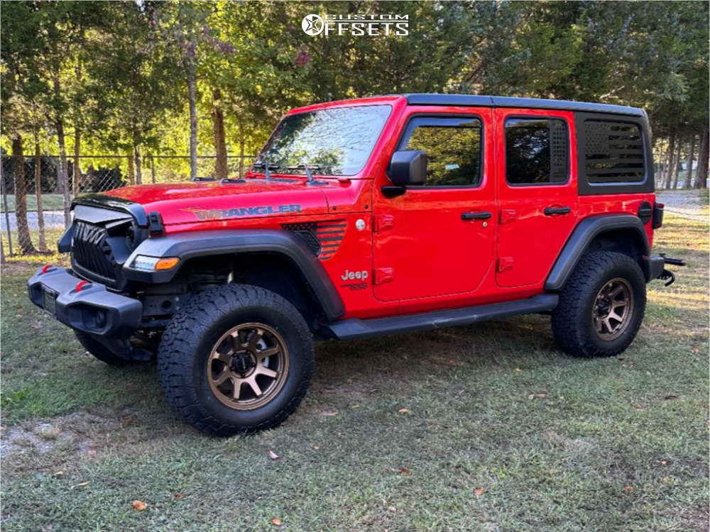 2018 Jeep Wrangler JL with 17x9 -12 Vision Flow and 285/70R17 AMP Pro ...