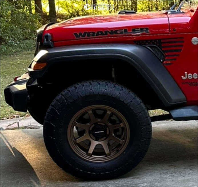 2018 Jeep Wrangler JL with 17x9 -12 Vision Flow and 285/70R17 AMP Pro ...