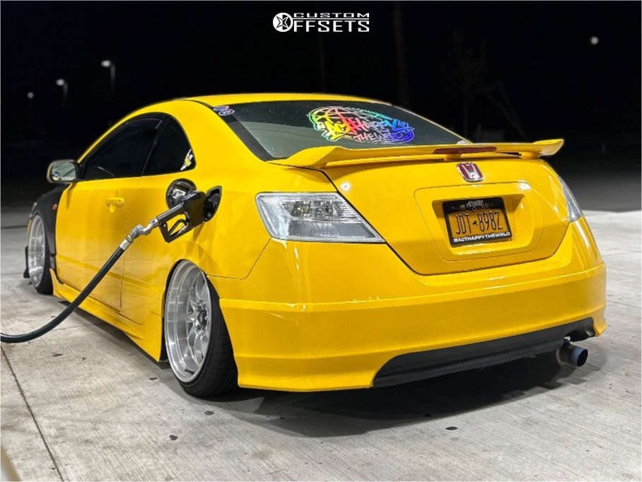 2011 Honda Civic with 17x9 20 MST Mt11 and 205/40R17 Vercelli Strada Ii ...