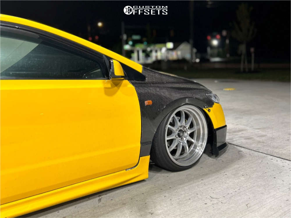 2011 Honda Civic with 17x9 20 MST Mt11 and 205/40R17 Vercelli Strada Ii ...