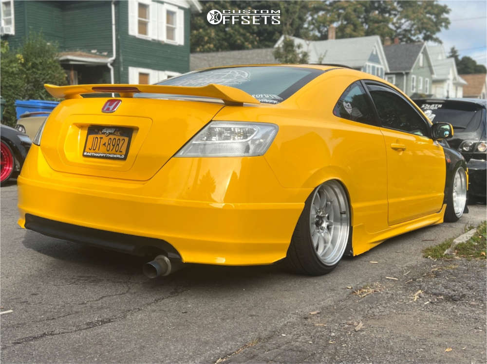 2011 Honda Civic with 17x9 20 MST Mt11 and 205/40R17 Vercelli Strada Ii ...