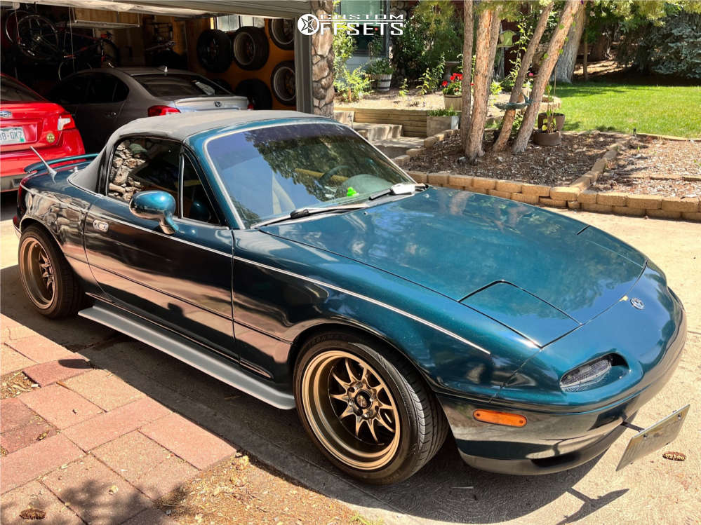1993 Mazda Miata with 15x8 0 Vors Tr3 and 195/50R15 Ironman IMove Gen2 ...