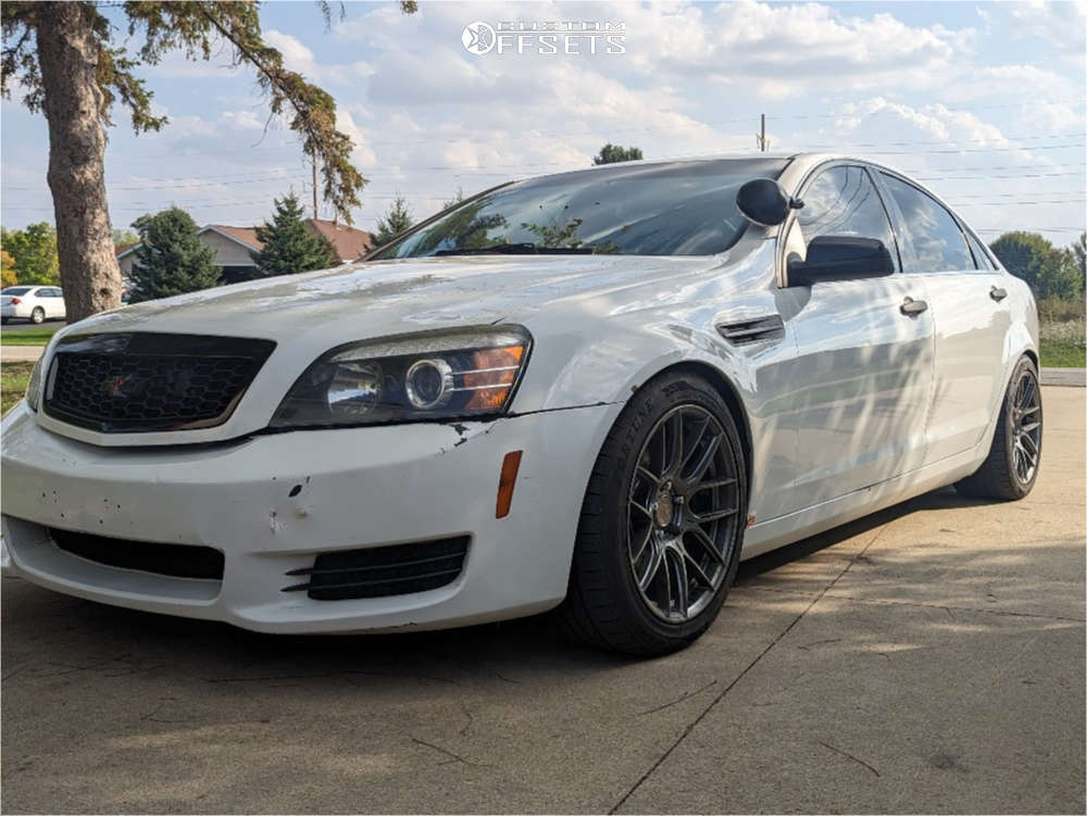 2012 Chevrolet Caprice with 18x9.5 35 Aodhan Ah-x and 255/45R18 Fortune ...