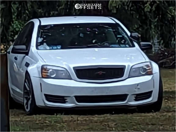 2012 Chevrolet Caprice with 18x9.5 35 Aodhan Ah-x and 255/45R18 Fortune ...