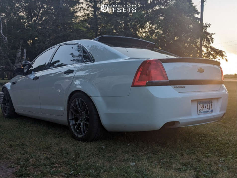 2012 Chevrolet Caprice with 18x9.5 35 Aodhan Ah-x and 255/45R18 Fortune ...