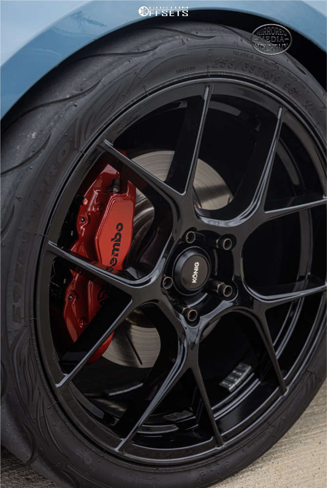 2018 Honda Accord with 19x8.5 43 Konig Diverge and 255/35R19 Federal ...